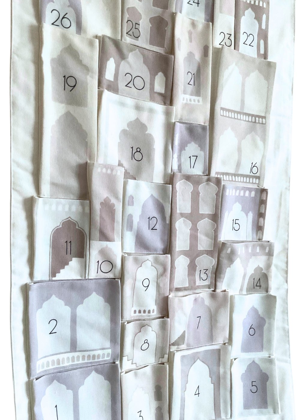 Beige Mosque 30 Day Pocket Ramadan Good Deed Calendar – Designed By Sanna