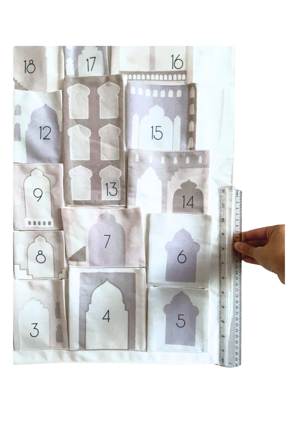 Beige Mosque 30 Day Pocket Ramadan Good Deed Calendar – Designed By Sanna