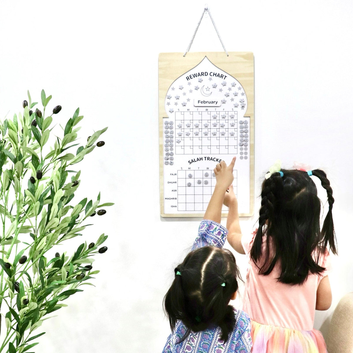 Arabic Alphabet Learning Wood Stencil Board – Designed By Sanna